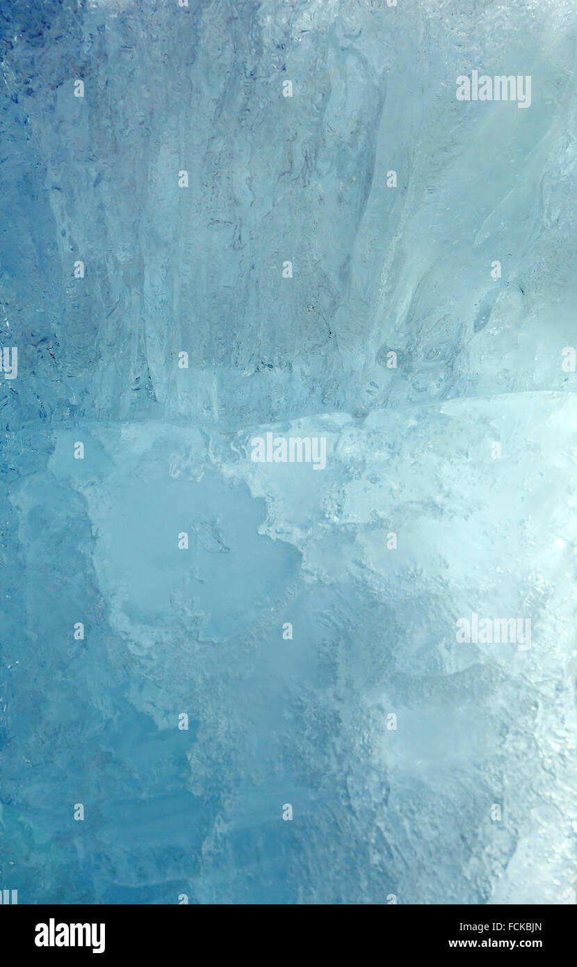 Melting glacial block of ice closeup Stock Photo - Alamy