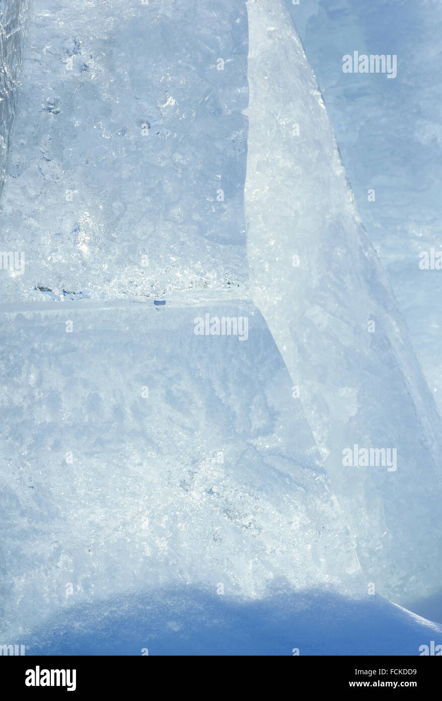 Melting glacial block of ice closeup Stock Photo - Alamy