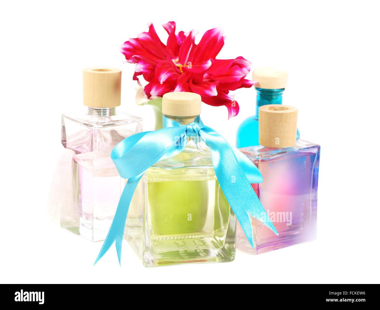 Essential perfume oils Stock Photo - Alamy