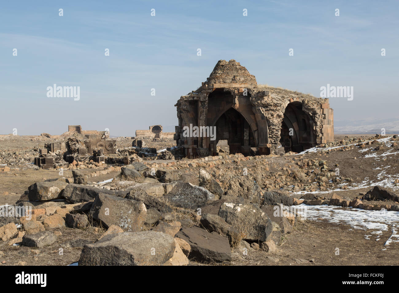 church ruins in the ancient city of Ani Stock Photo - Alamy