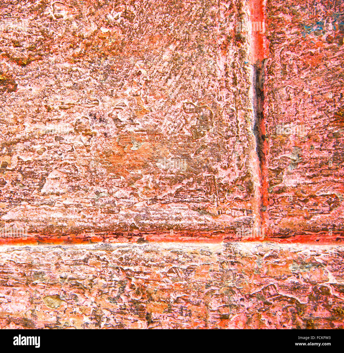 texture wall in africa morocco the old brick construction concrete ...