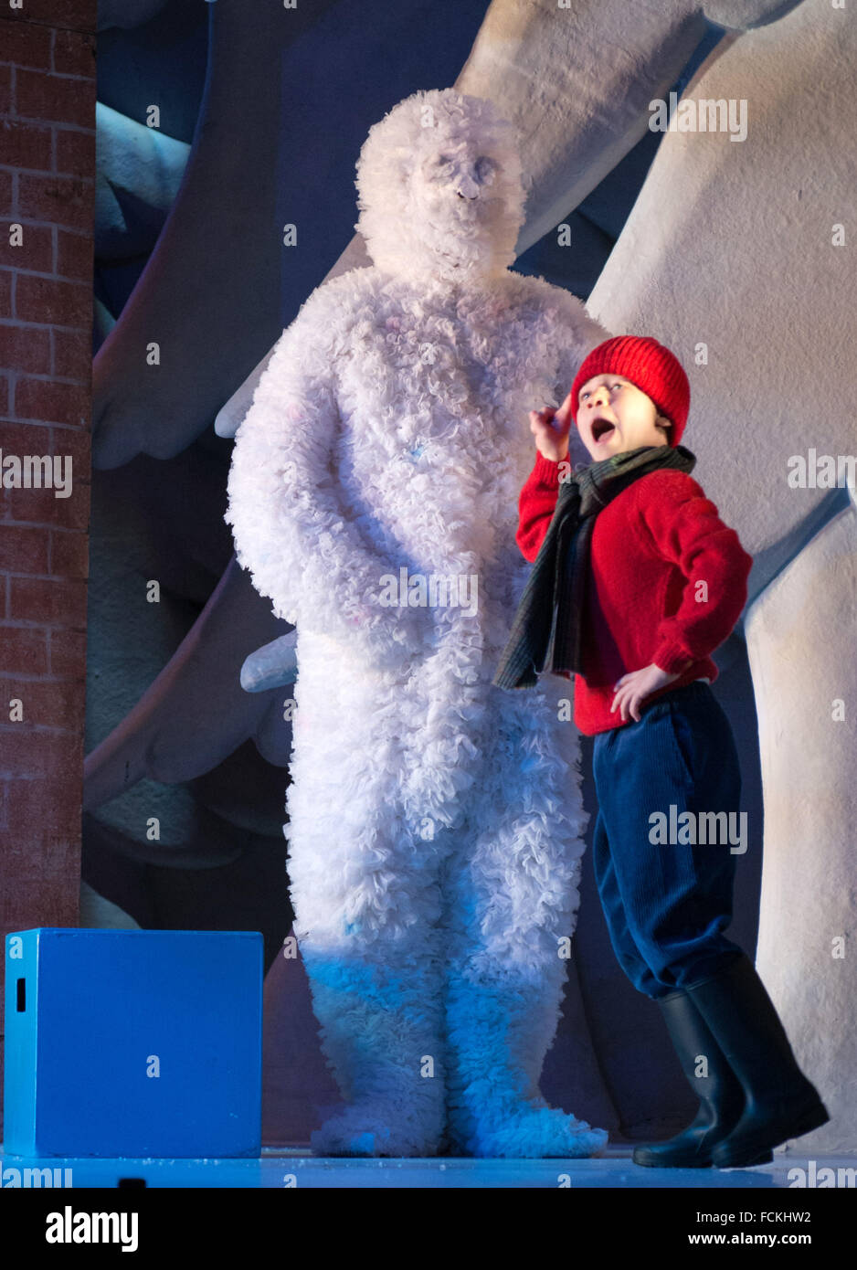 'The Snowman' play performed by The Birmingham Repertory Theatre at the ...