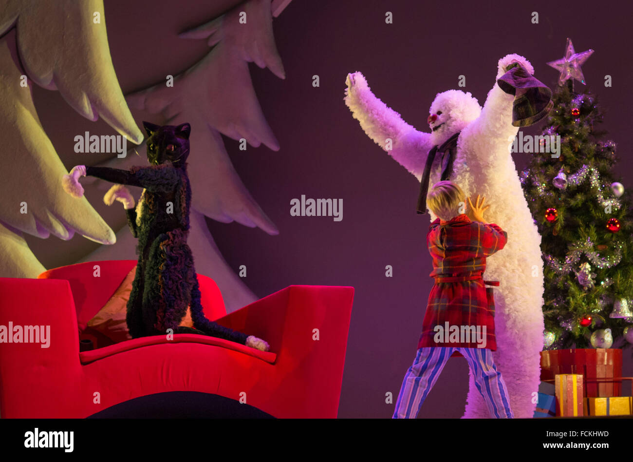 'The Snowman' play performed by The Birmingham Repertory Theatre at the ...