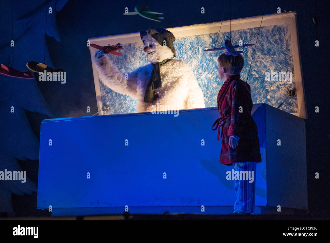 'The Snowman' play performed by The Birmingham Repertory Theatre at the ...