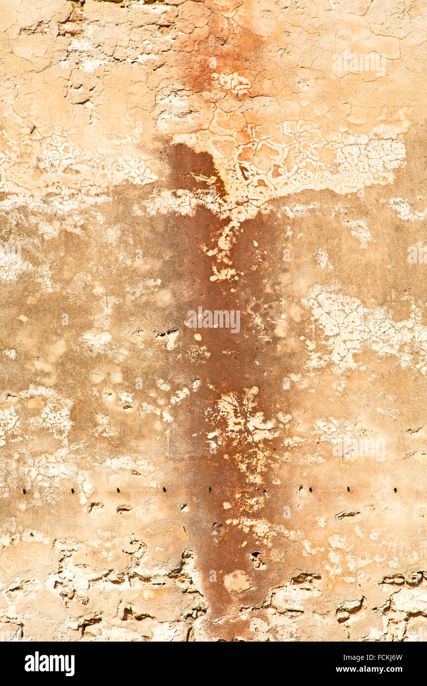 texture wall in africa morocco the old brick construction concrete ...