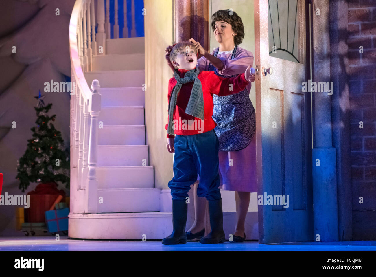 'The Snowman' play performed by The Birmingham Repertory Theatre at the ...