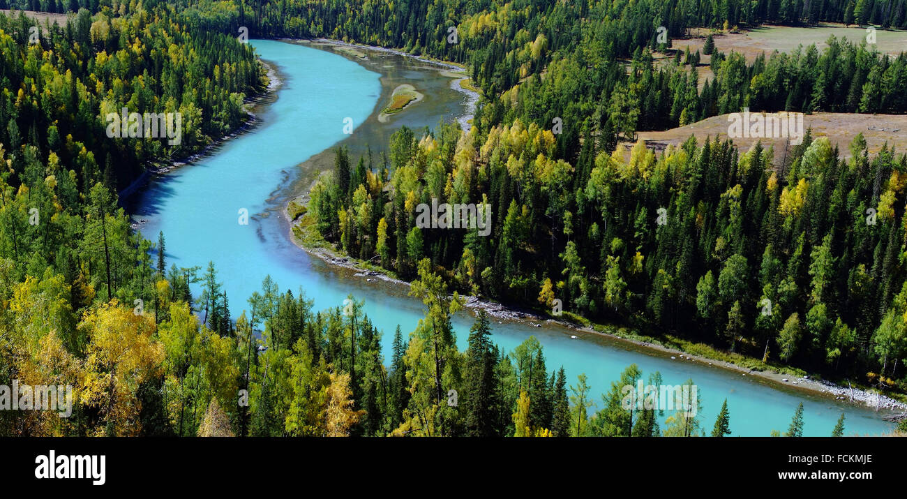 Aletai Kanas Xinjiang China Stock Photo - Alamy
