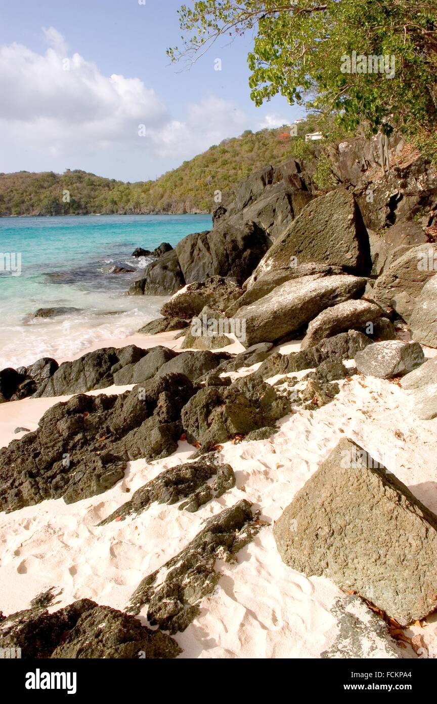 St john hawksnest bay hi-res stock photography and images - Alamy