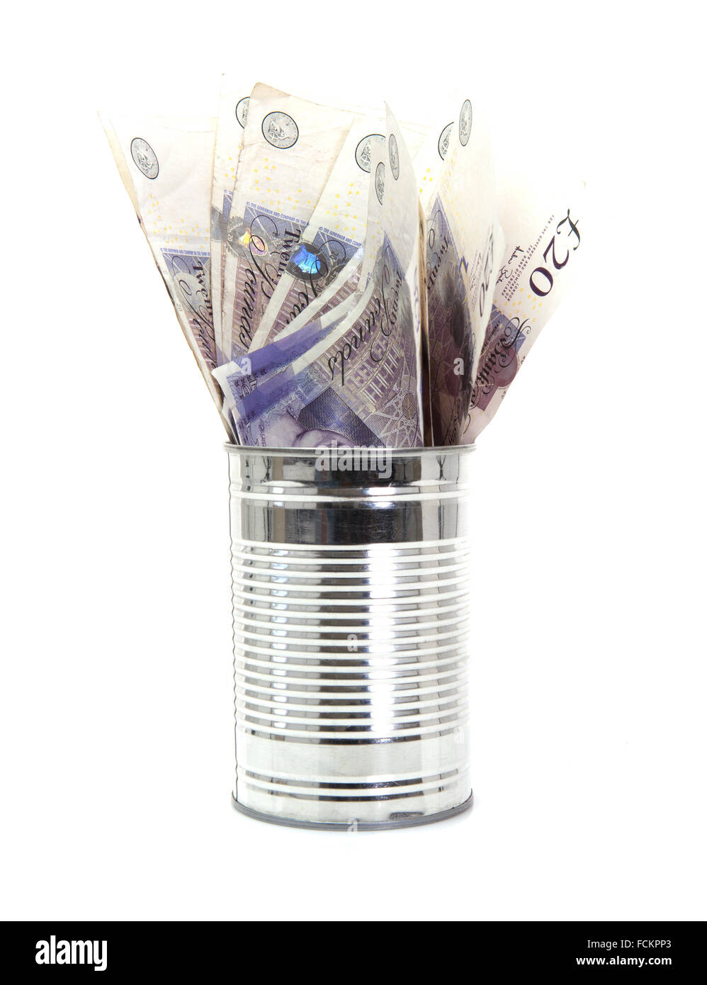 Money can hi-res stock photography and images - Alamy