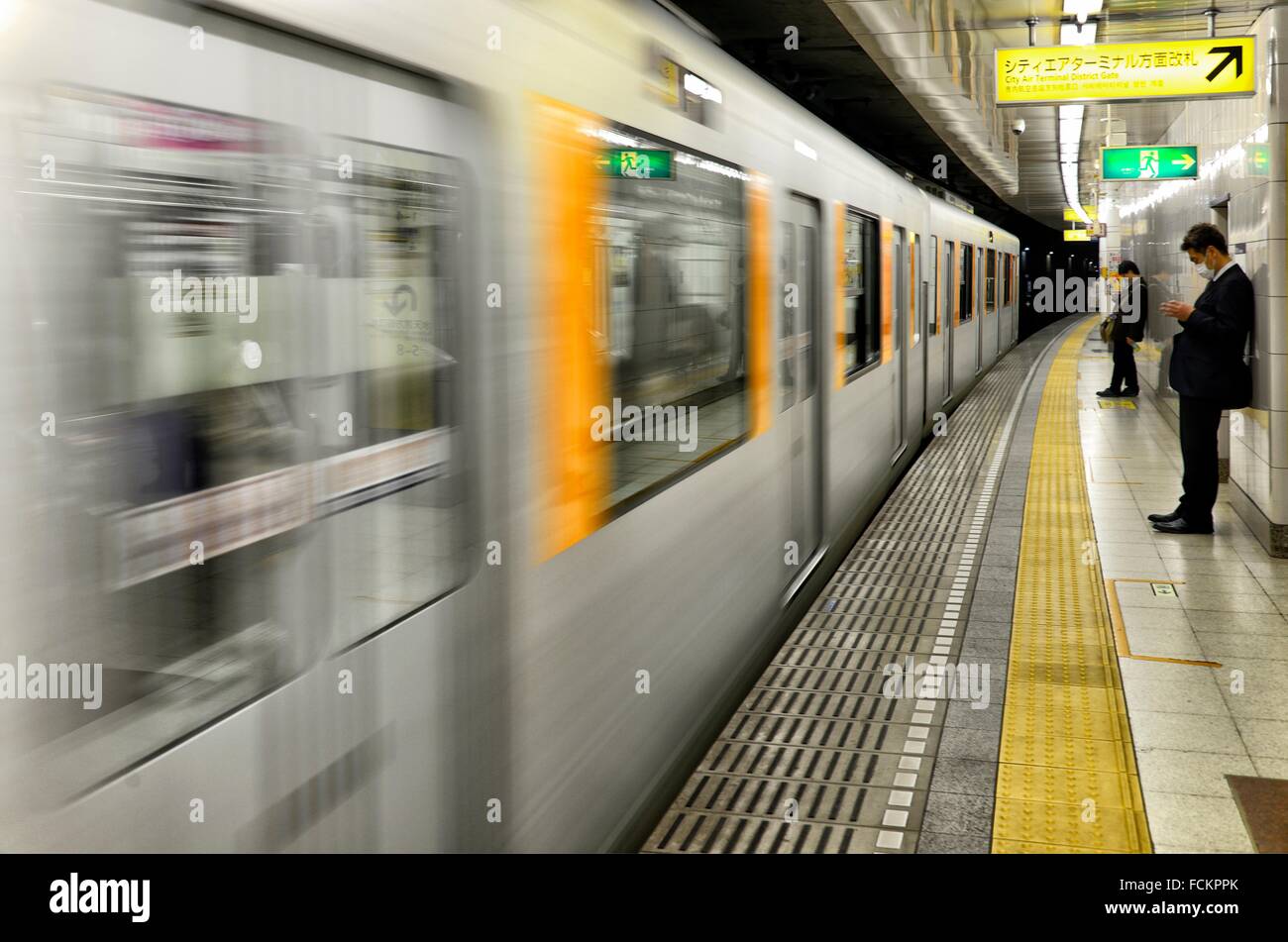 Inside interior adults subway hi-res stock photography and images - Alamy