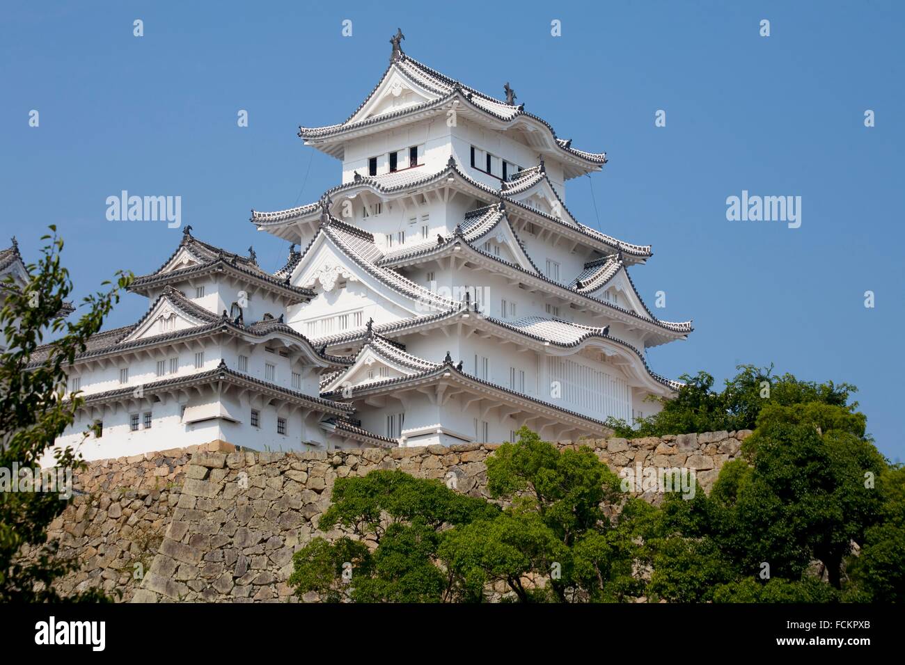 Himeji Castle, medieval castle at Himeji city, Japan Stock Photo - Alamy