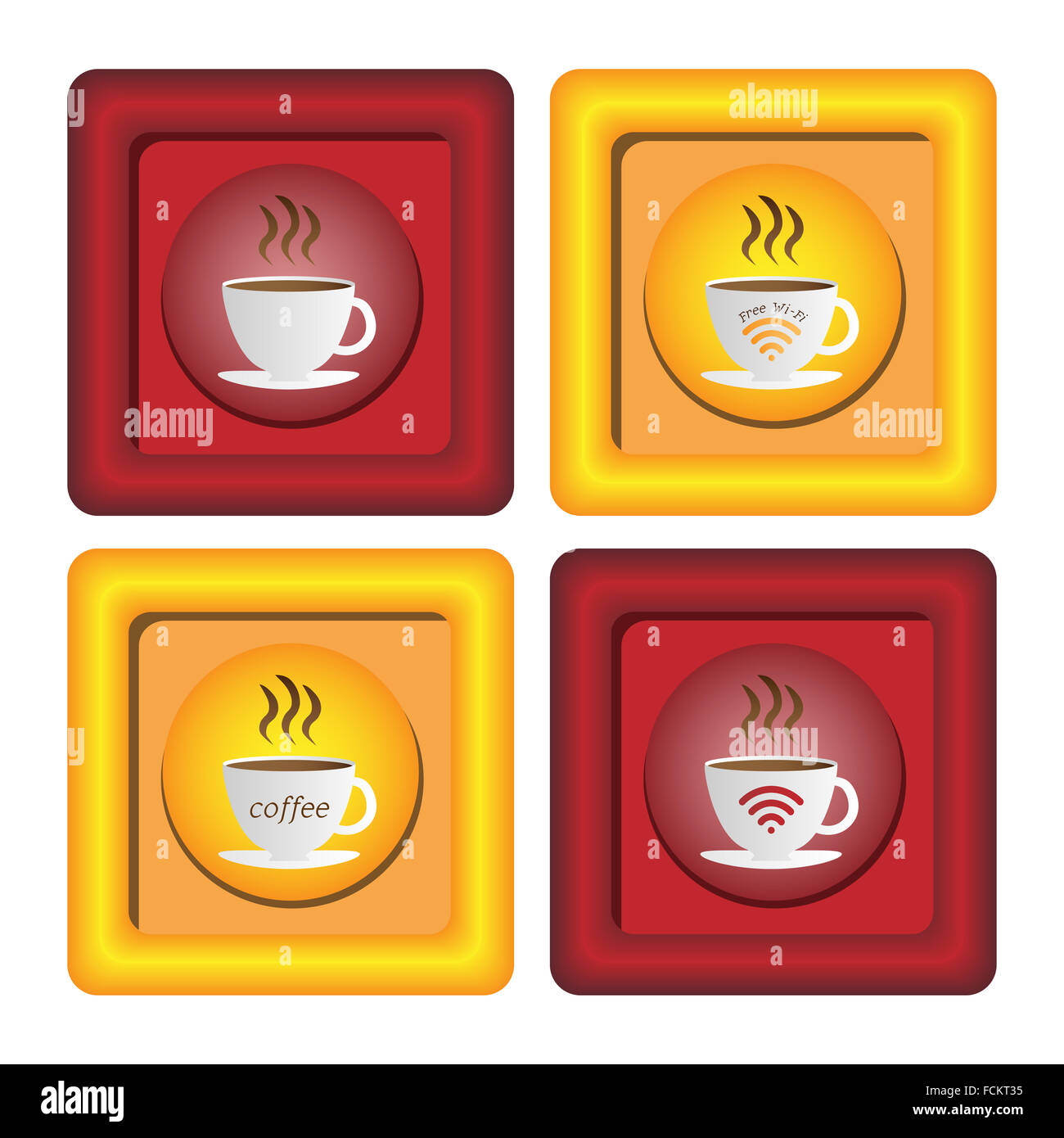 Coffee with symbols hi-res stock photography and images - Alamy
