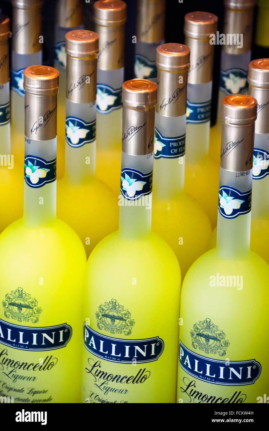 Italian liquor bottles hi-res stock photography and images - Alamy