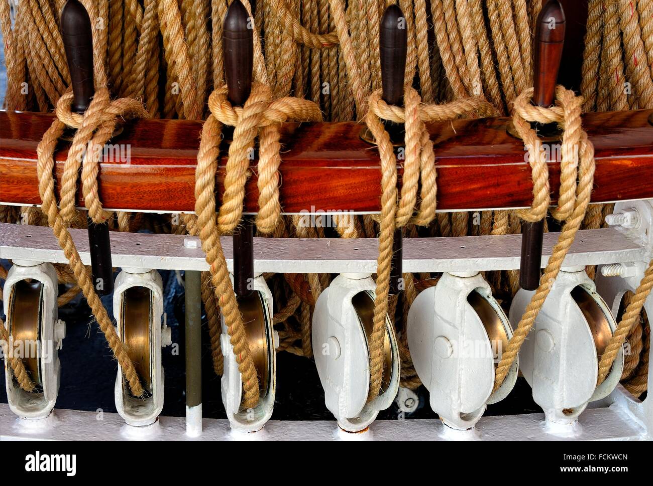 Wooden belay pin hi-res stock photography and images - Alamy