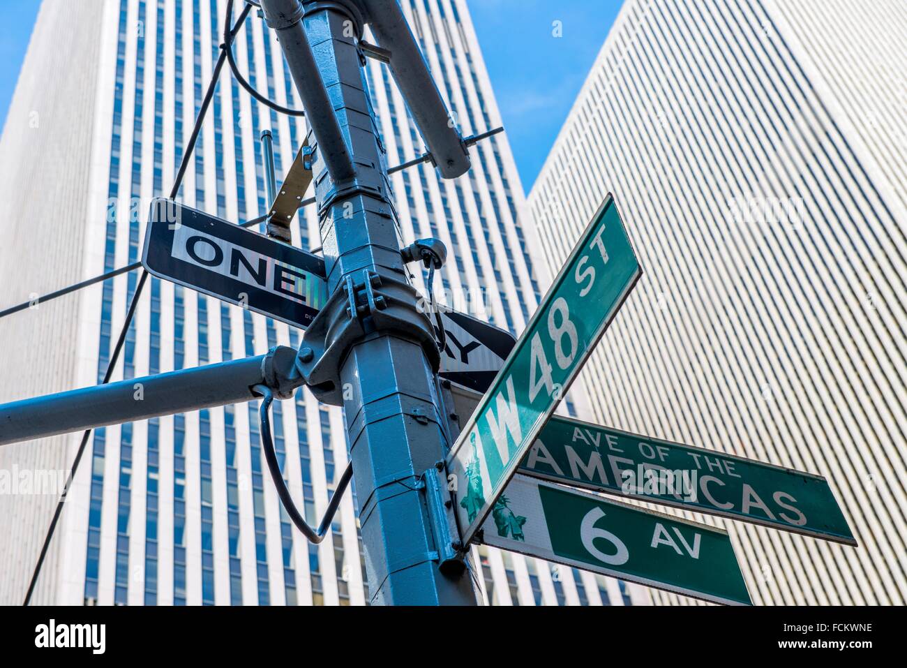 Usa Traffic Lights View From Office High Resolution Stock Photography ...