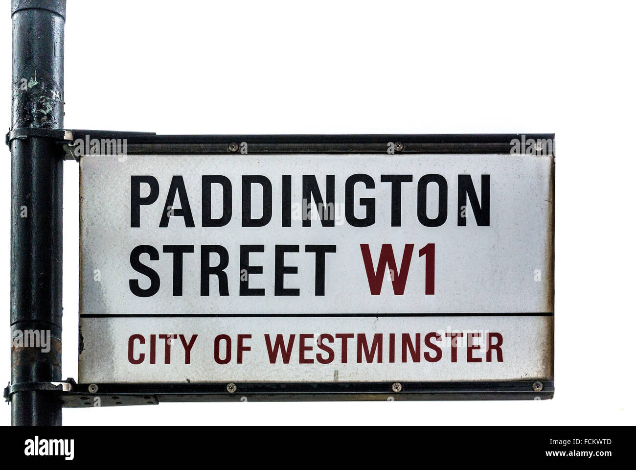 Paddington Street sign, London, UK Stock Photo - Alamy