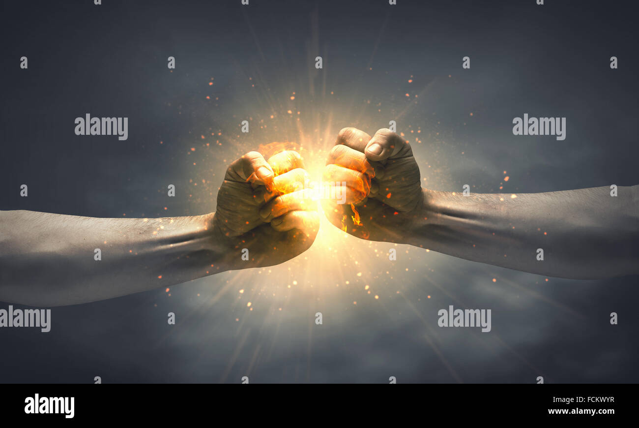 Stop beat sign hand hi-res stock photography and images - Alamy