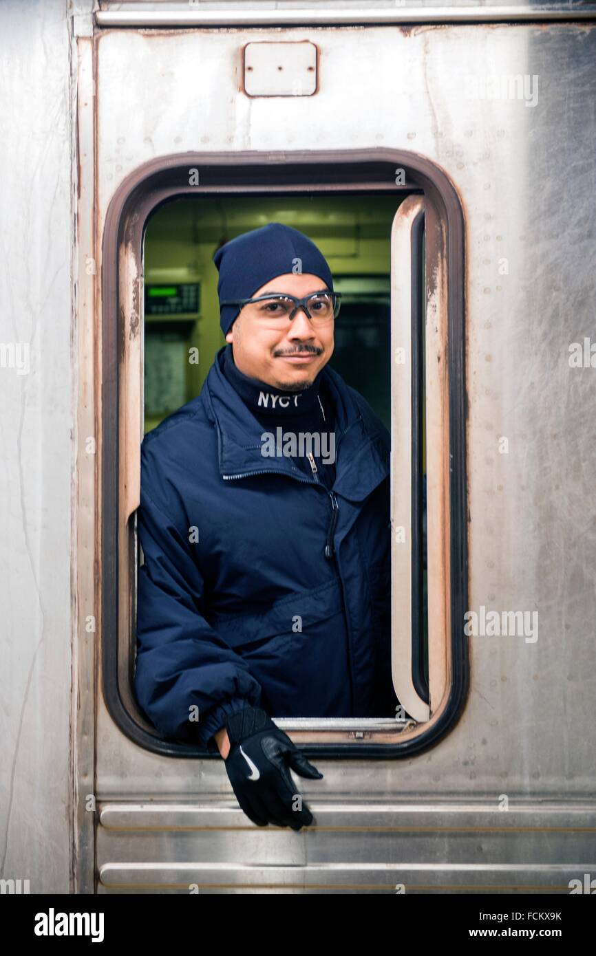Conductor transportation male hi-res stock photography and images - Alamy