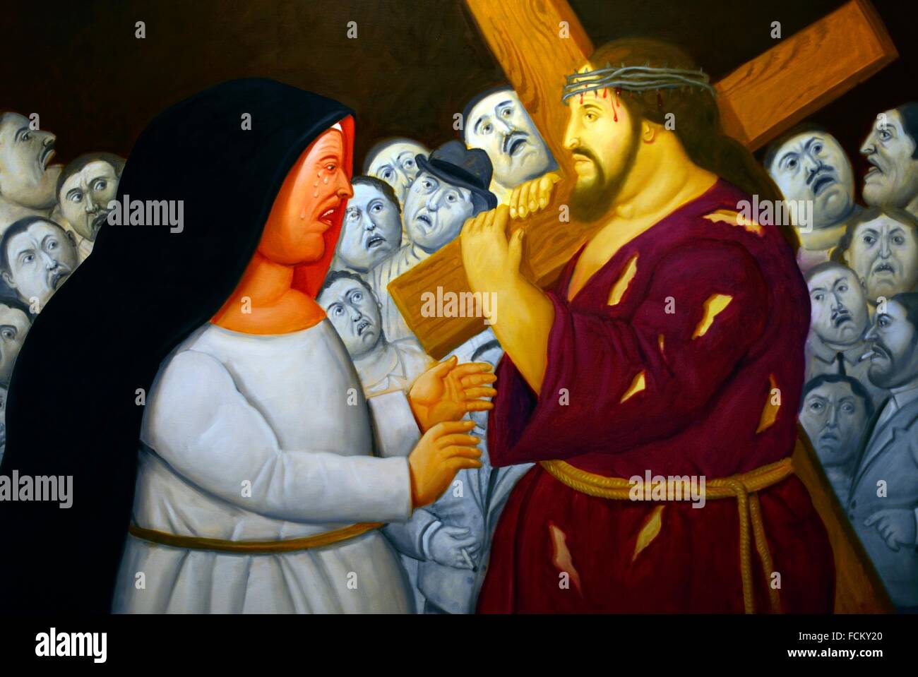 Via crucis botero hi-res stock photography and images - Alamy