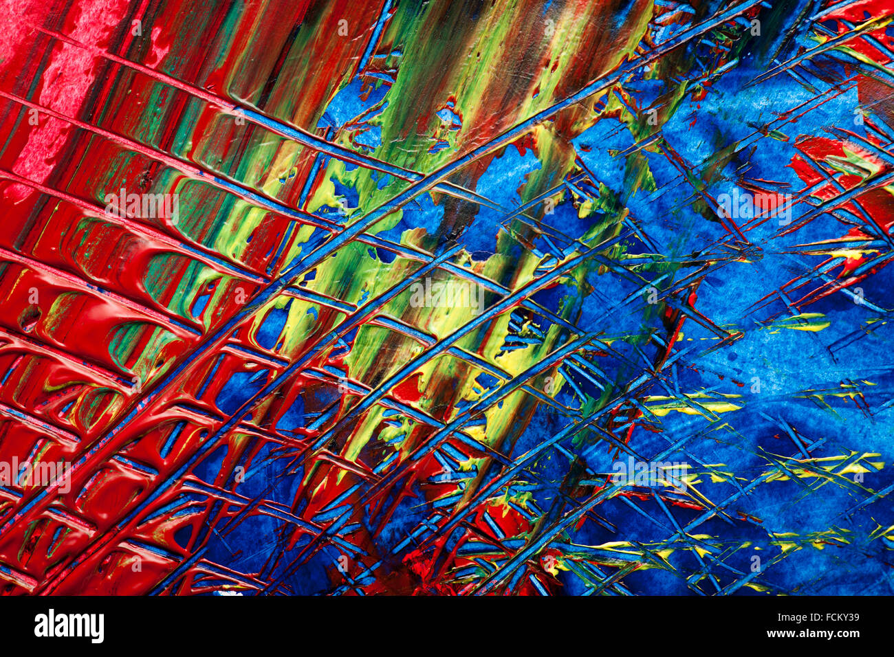 full-format view of an area under colorful Pasty color and chequered ...