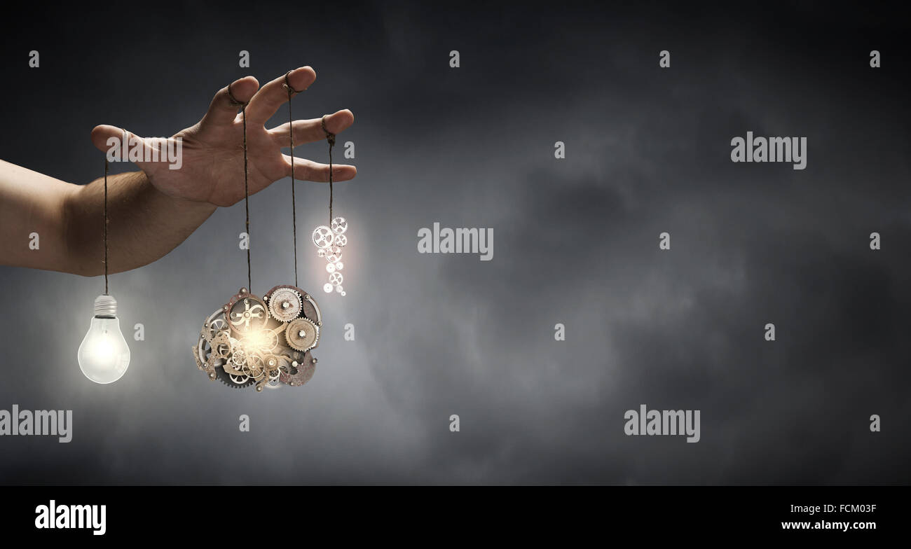 Business concept hand items hi-res stock photography and images - Alamy