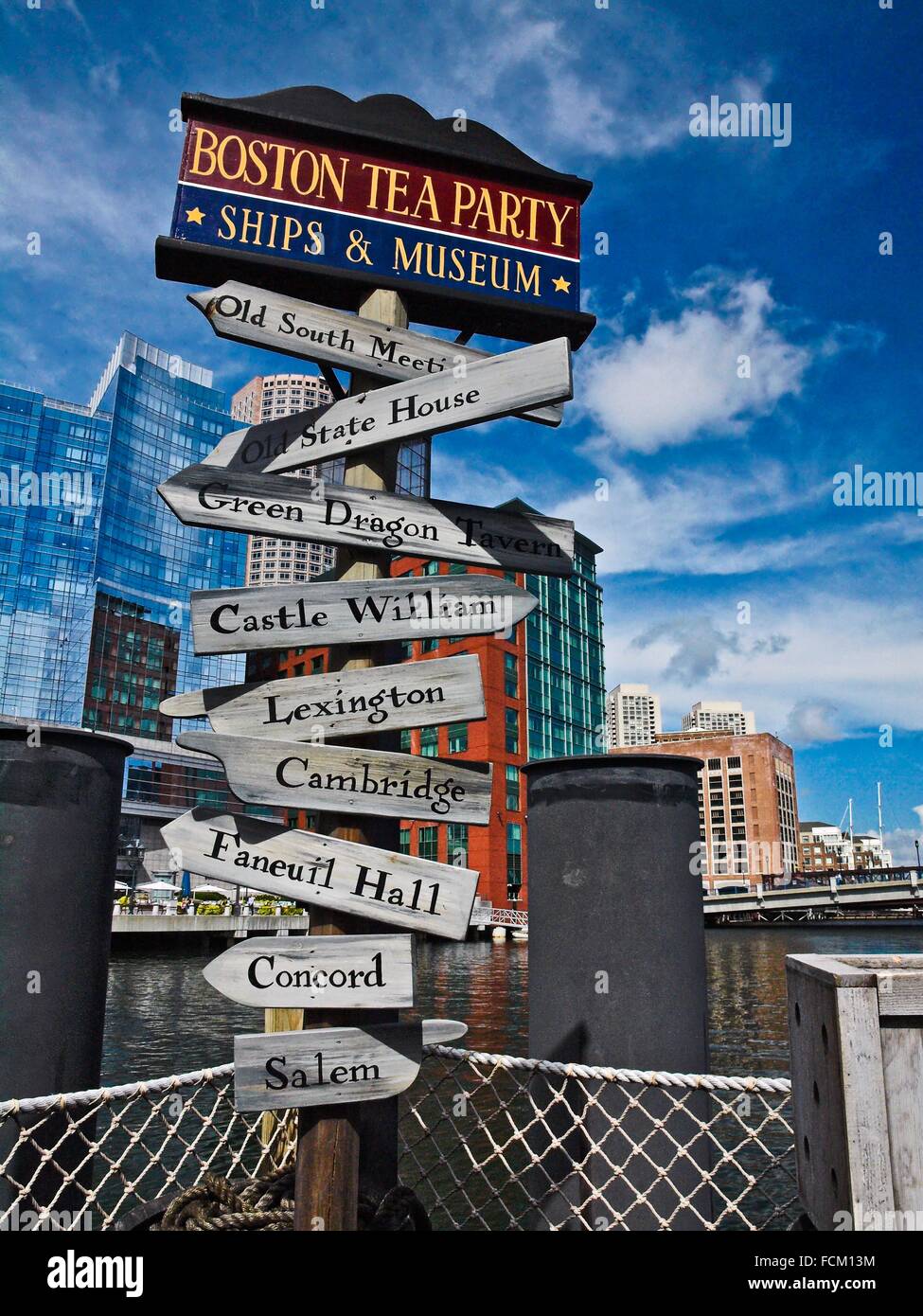 Boston tea party sign hi-res stock photography and images - Alamy