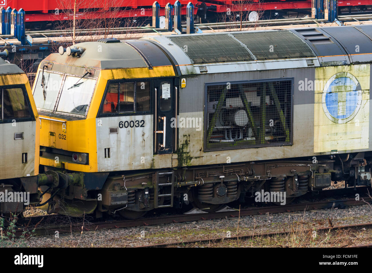 Disused class 60 diesel loco at Toton depot in Nottinghamshire Stock ...