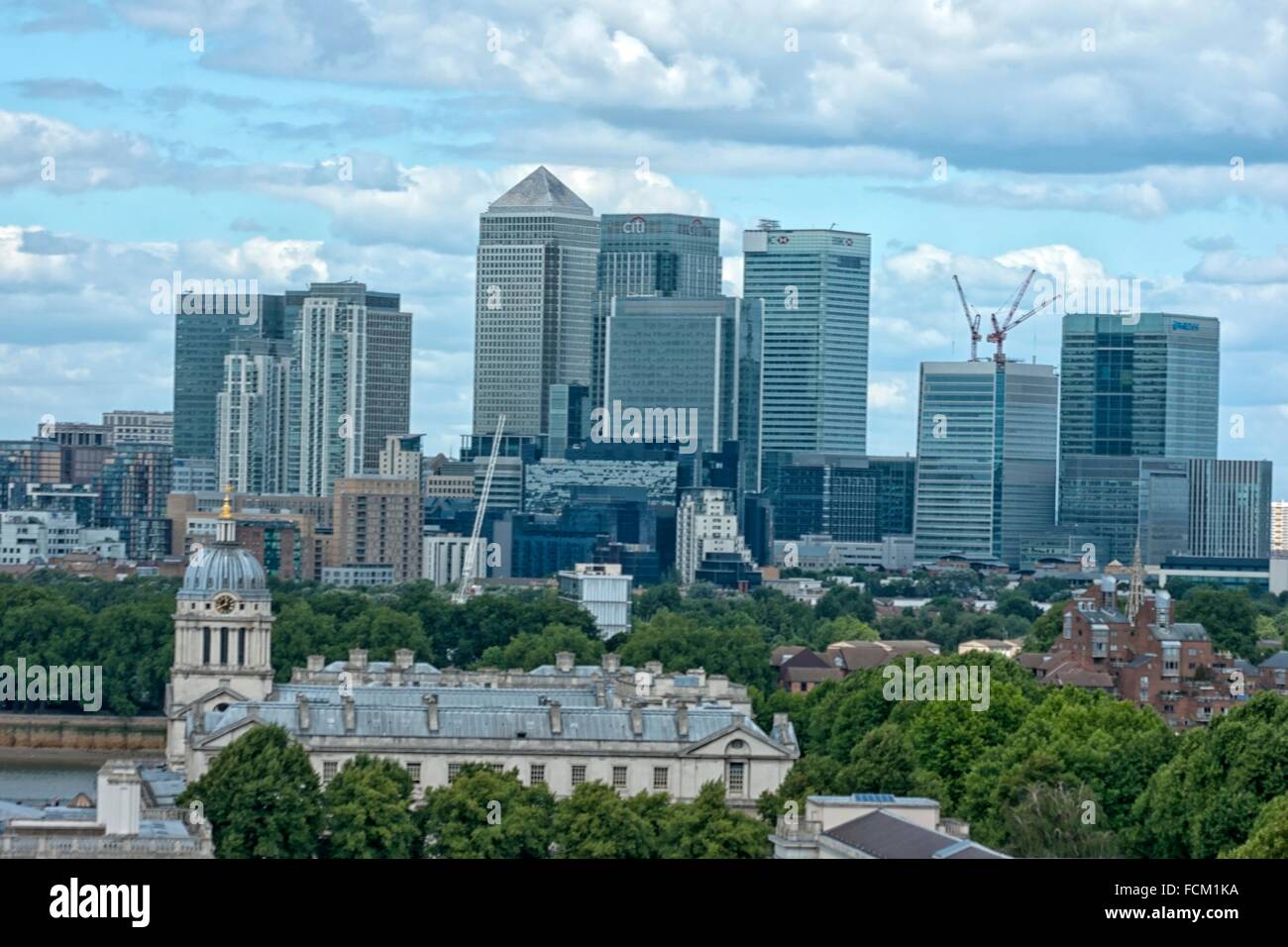 View of London from Greenwich, England, UK Stock Photo - Alamy