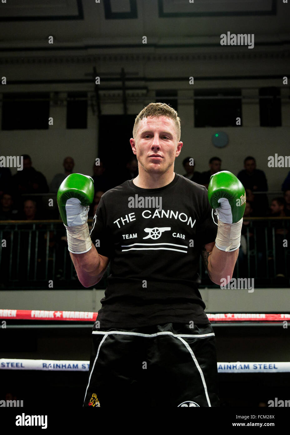 London, UK, 22nd January, 2016. A night of championship boxing at York ...