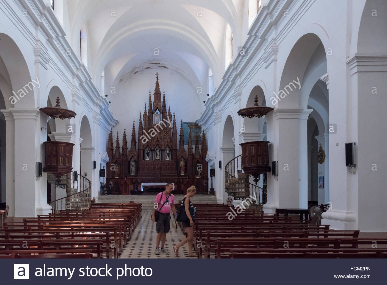 Catholic Cathedral Holy Trinity Church Inside High Resolution Stock ...