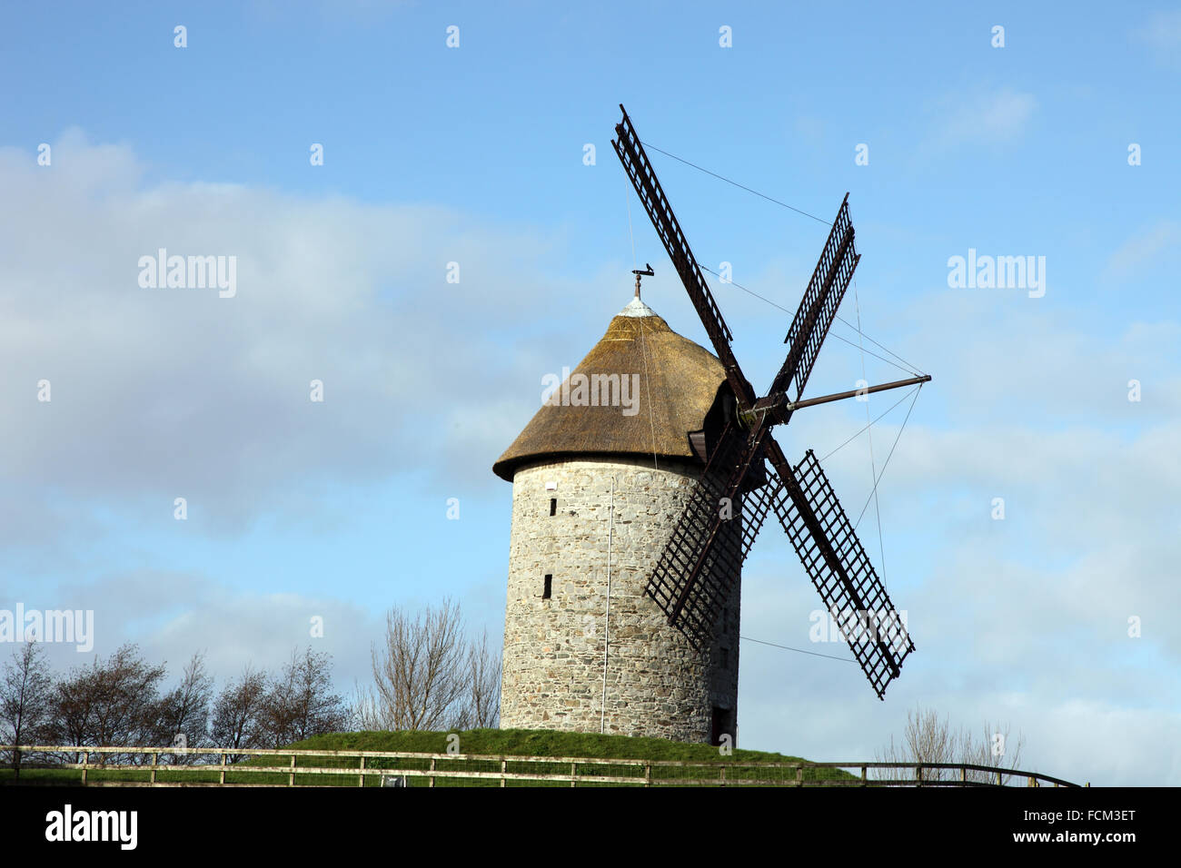 Skerries Little Windmill Stock Photo - Alamy