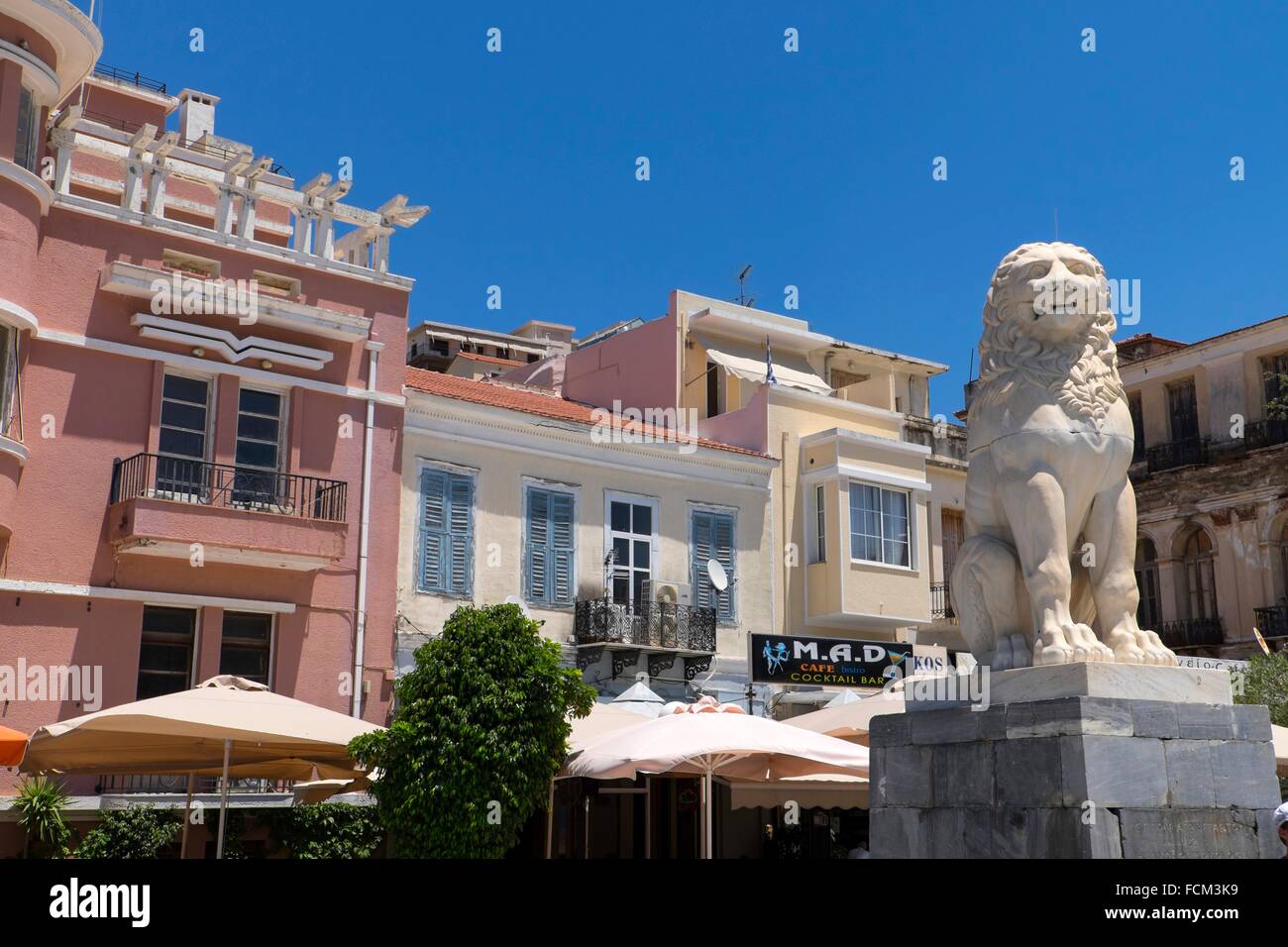Vathy square samos hi-res stock photography and images - Alamy