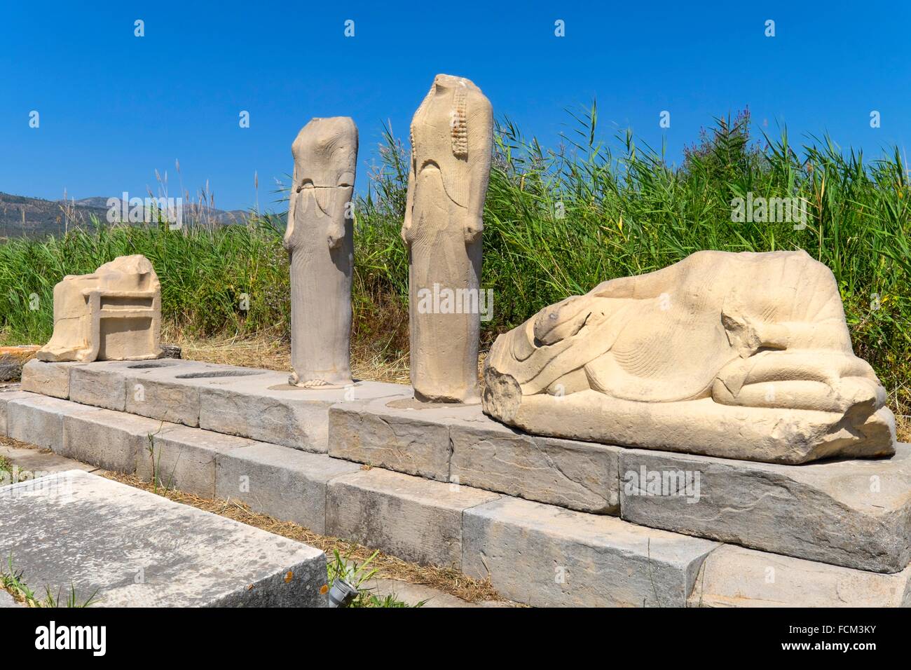 Remains temple hera samos greece hi-res stock photography and images ...