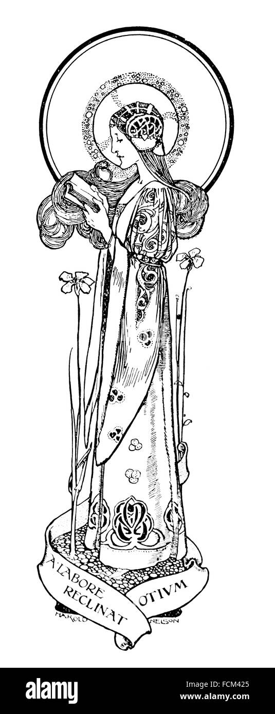 Woman reading style magazine Cut Out Stock Images & Pictures - Alamy