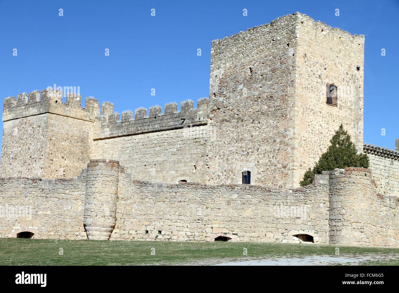 Zuloaga castle, Pedraza village, Segovia, Castilla y Leon, Spain Stock ...