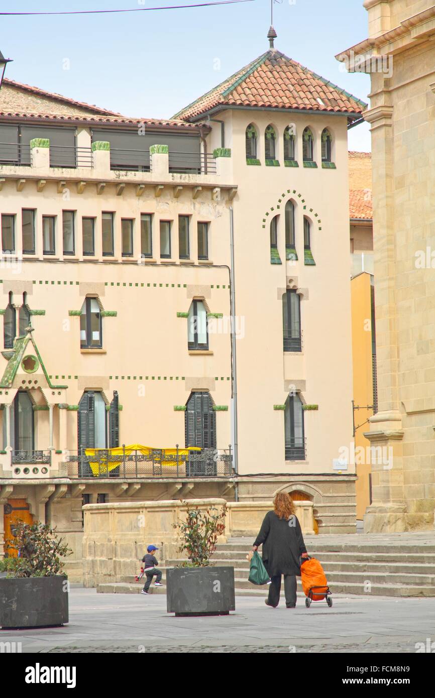 Vic is the capital of comarca of Osona Barcelona Spain Stock Photo - Alamy
