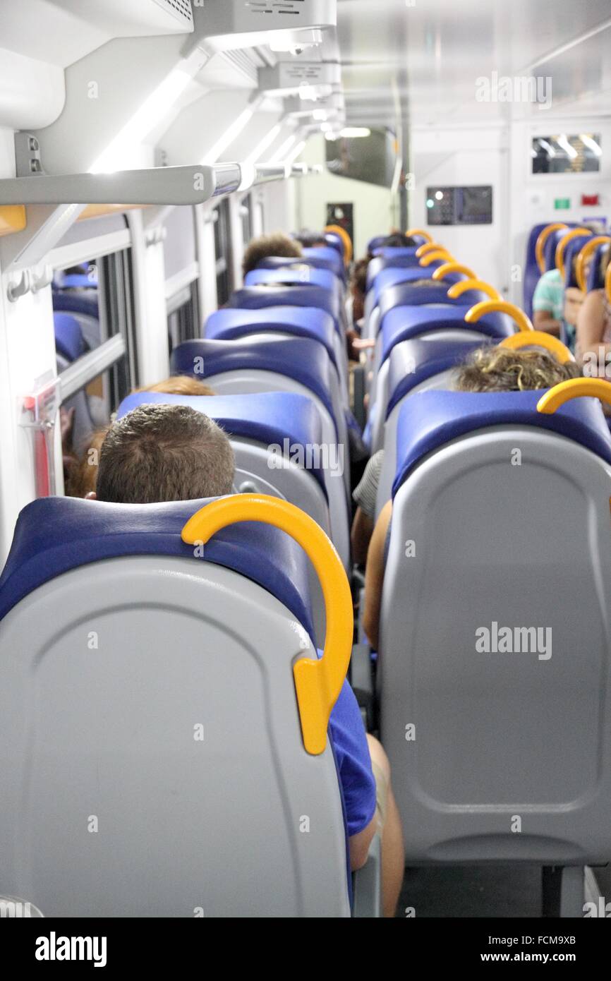 Italy high speed train interior hi-res stock photography and images - Alamy