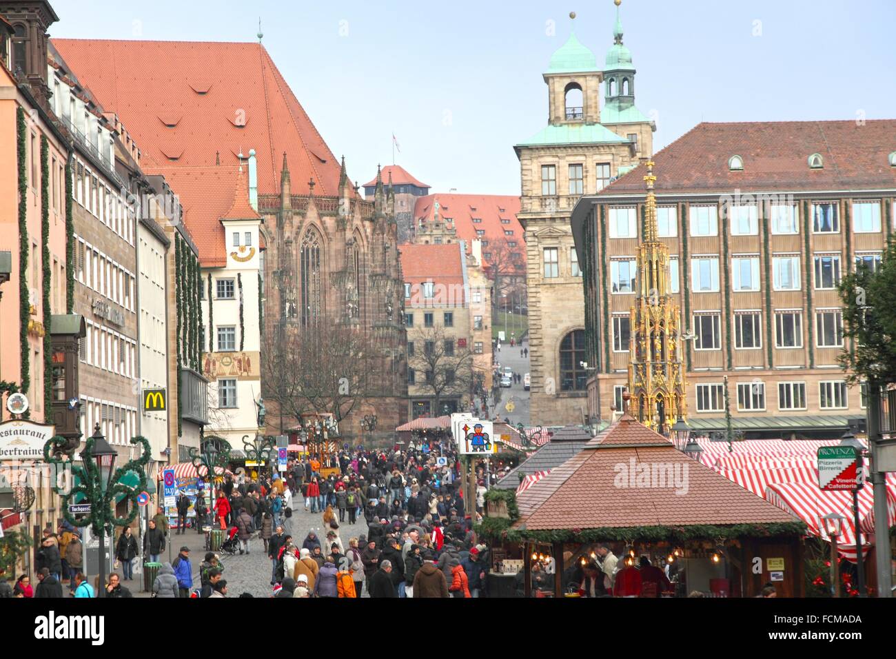 Nuremberg street market stall hi-res stock photography and images - Alamy
