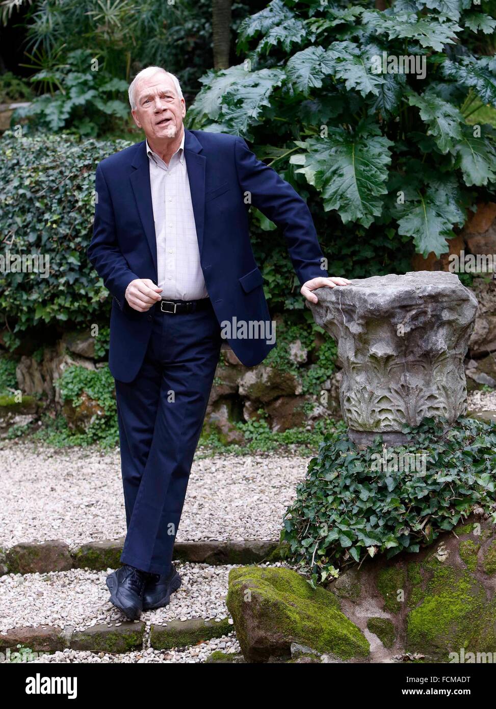 Rome, Italy. 23rd Jan, 2016. Journalist Walter Robinson attend a ...