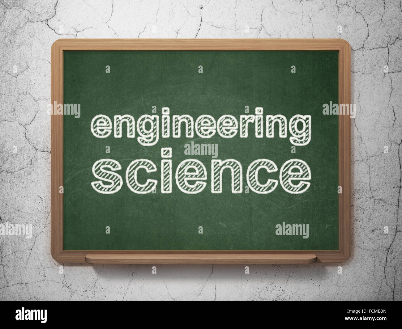 Science concept: Engineering Science on chalkboard background Stock ...