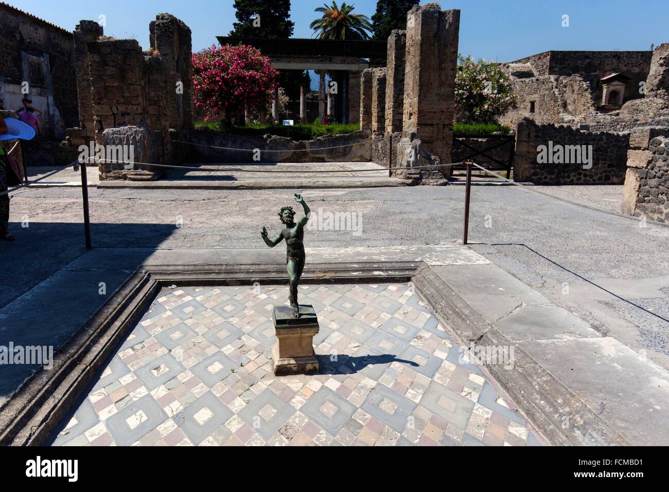Pompei house of the Fauno Stock Photo - Alamy