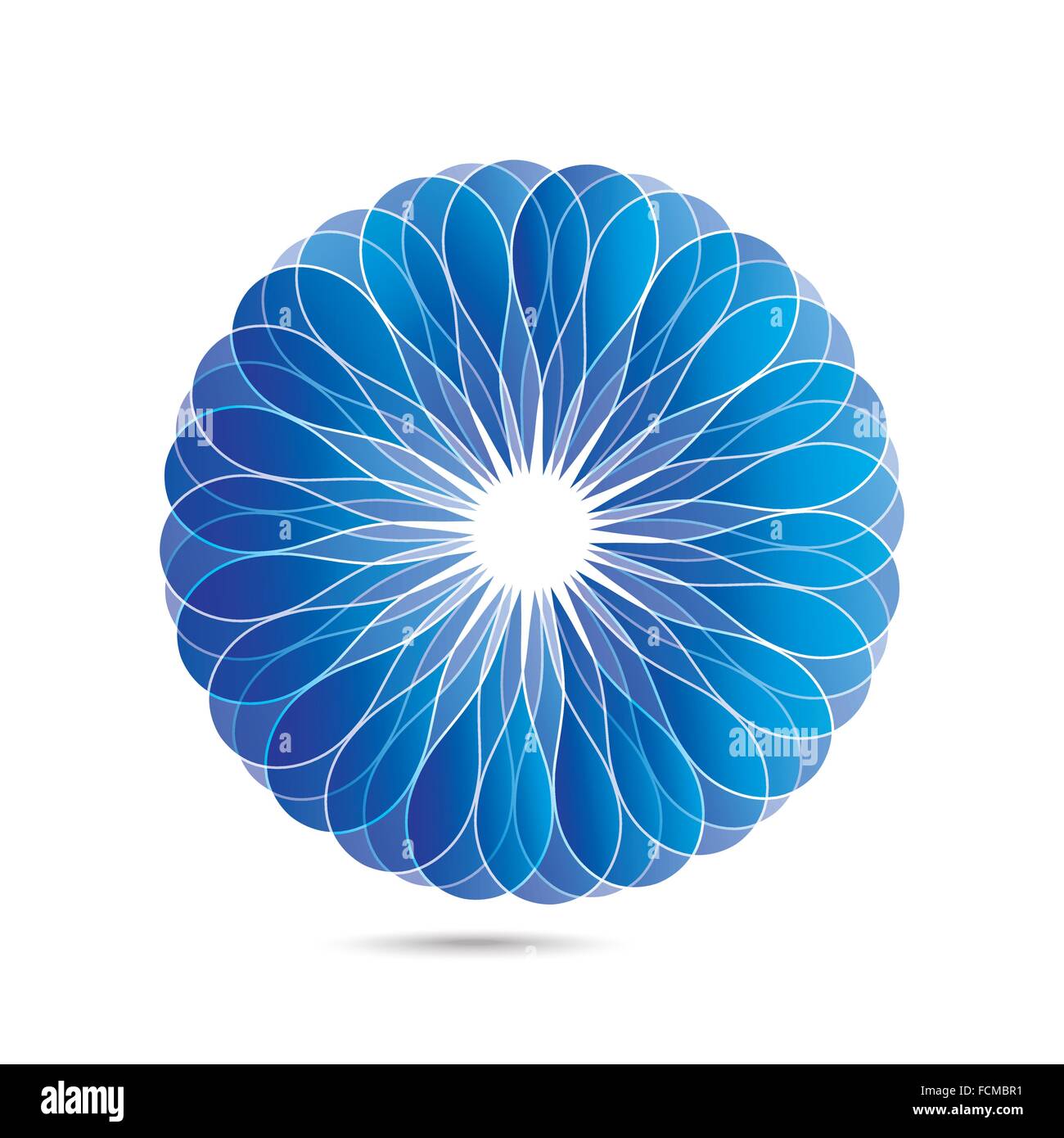 Abstract blue figure Stock Vector Image & Art - Alamy