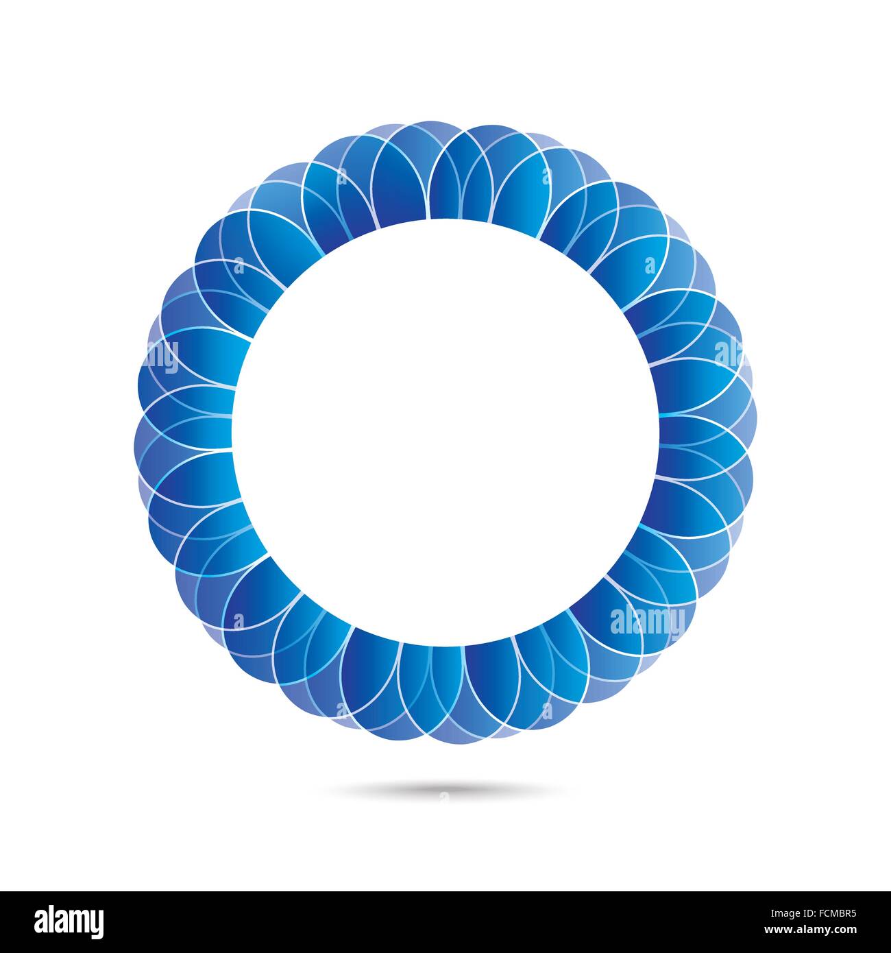 Abstract blue figure Stock Vector Image & Art - Alamy