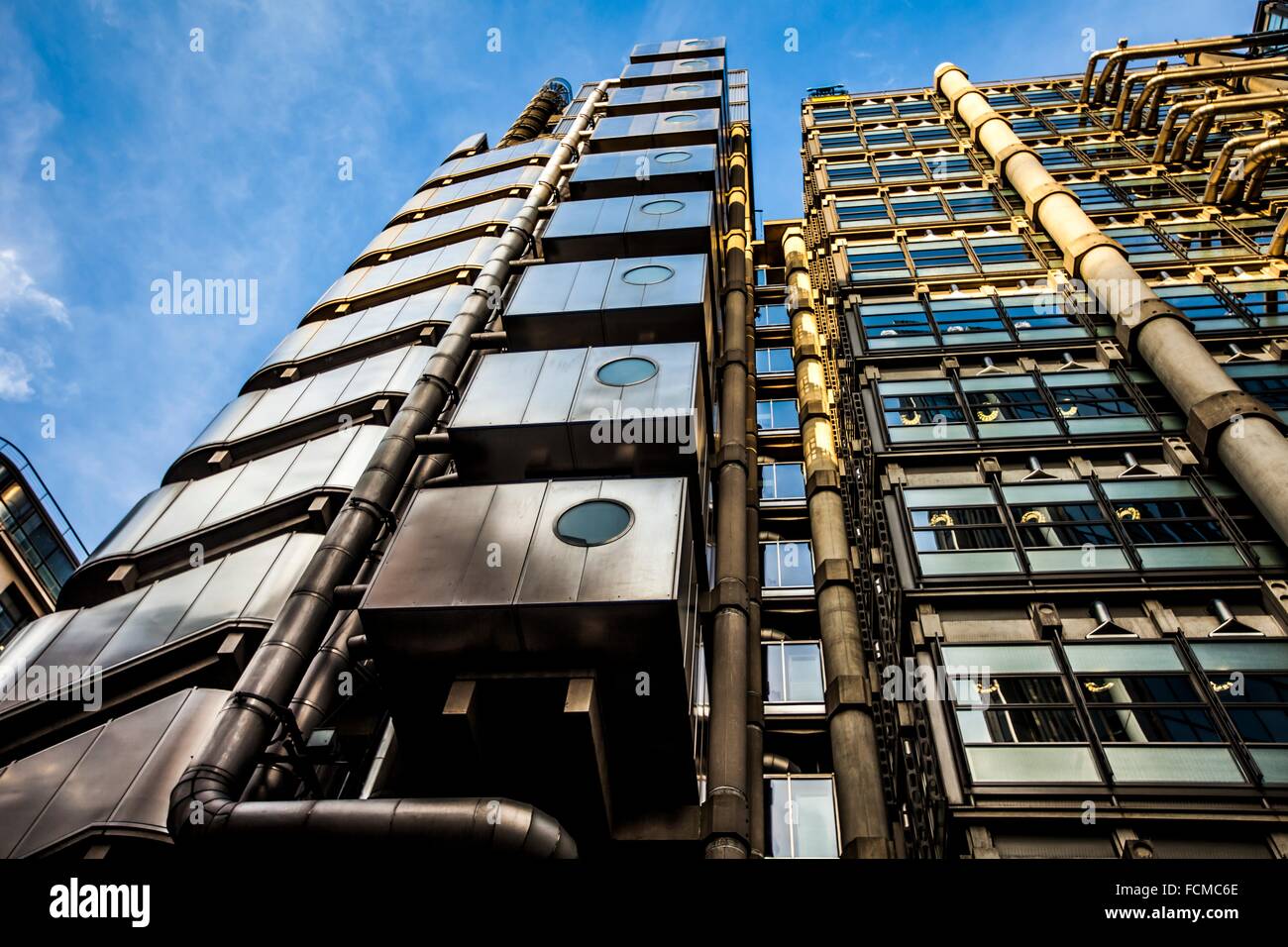 The lloyds building sometimes known as the inside out building hi-res ...