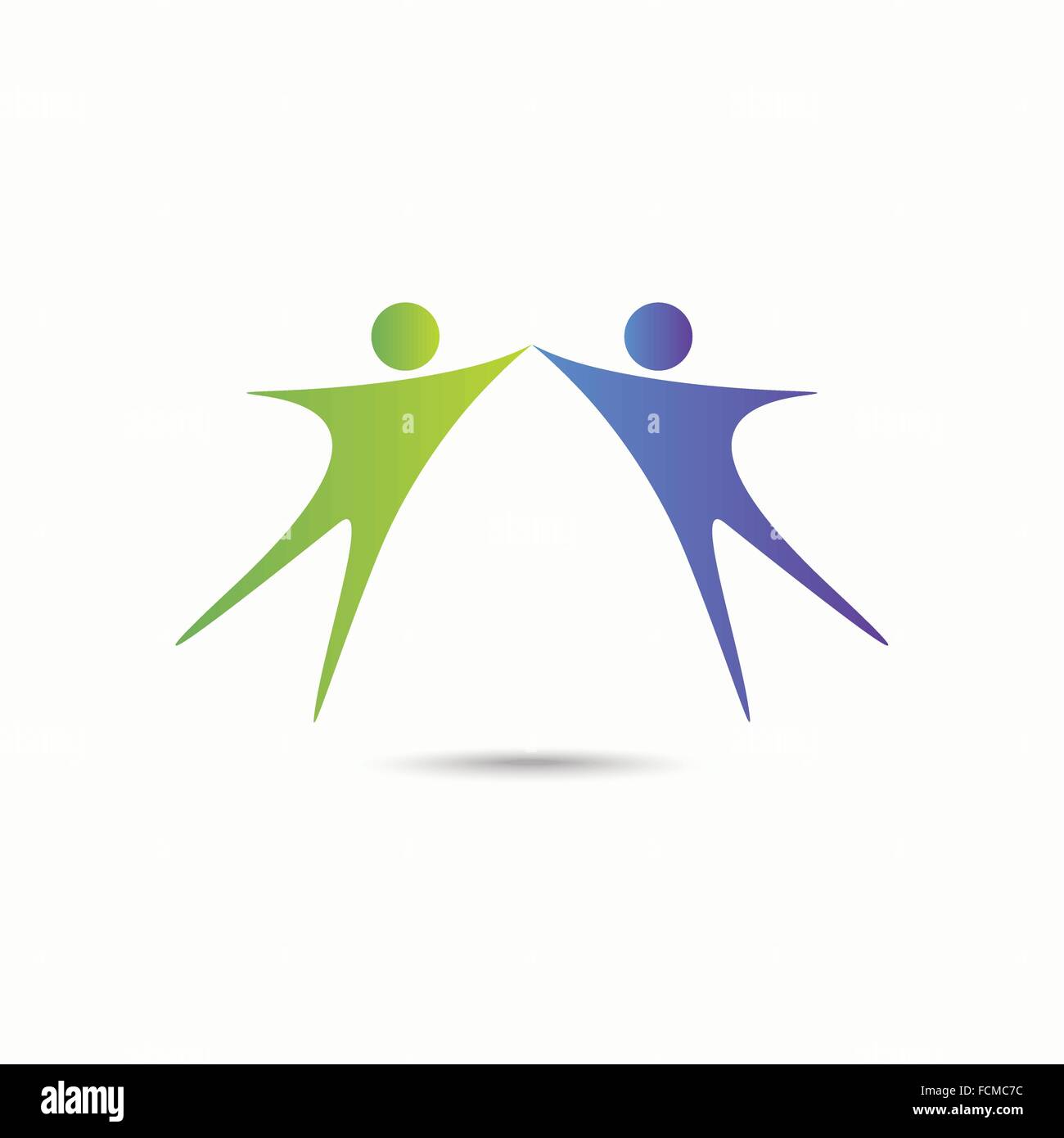 Abstract Human Symbol Stock Vector Image & Art - Alamy