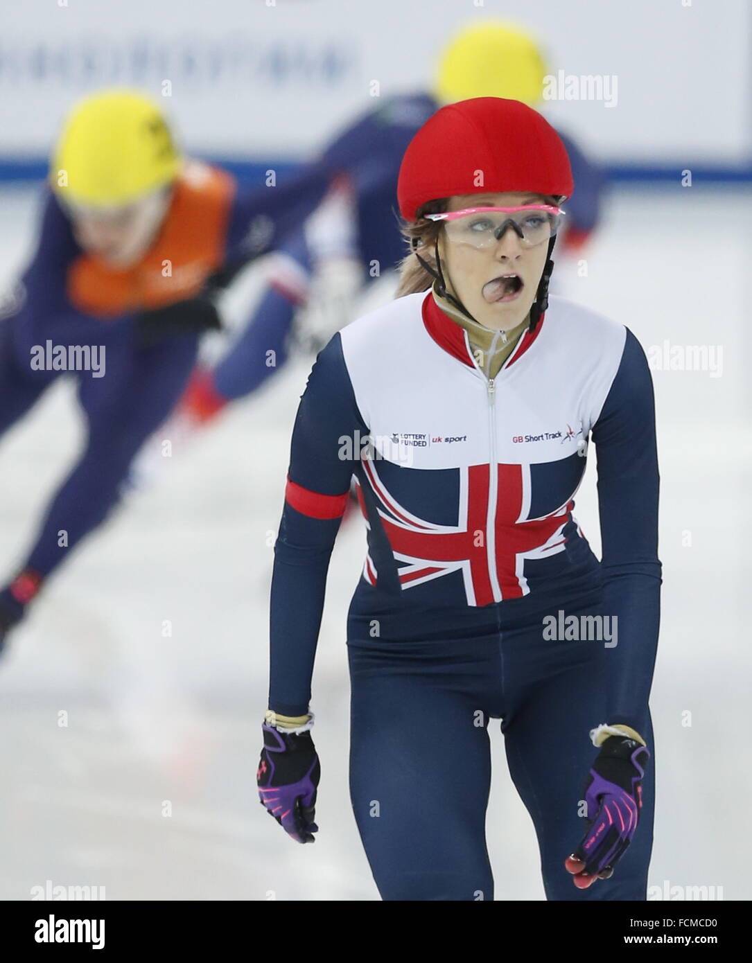 Short Track Speed Skater High Resolution Stock Photography and Images ...