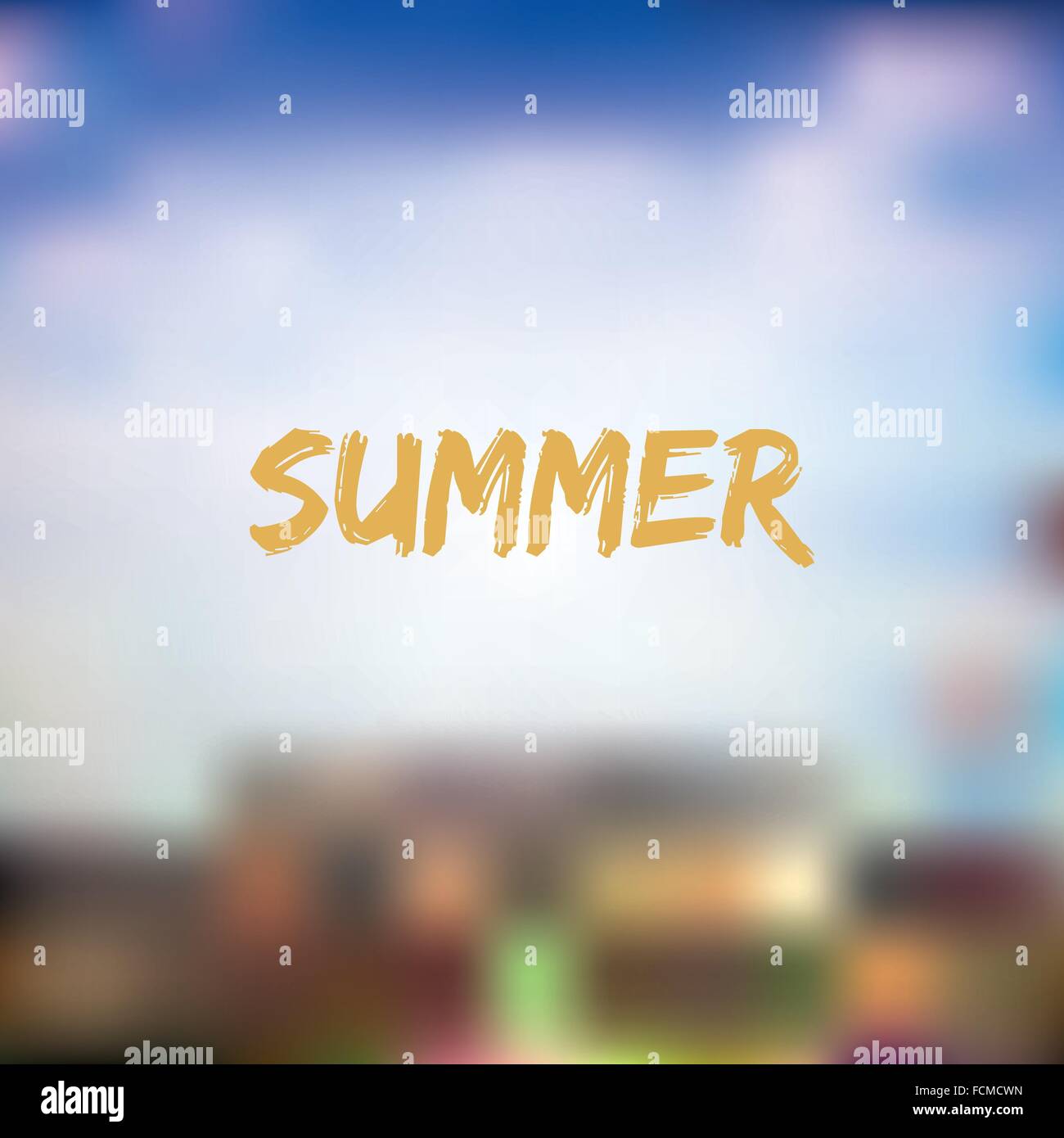 Summer vector background Stock Vector Image & Art - Alamy
