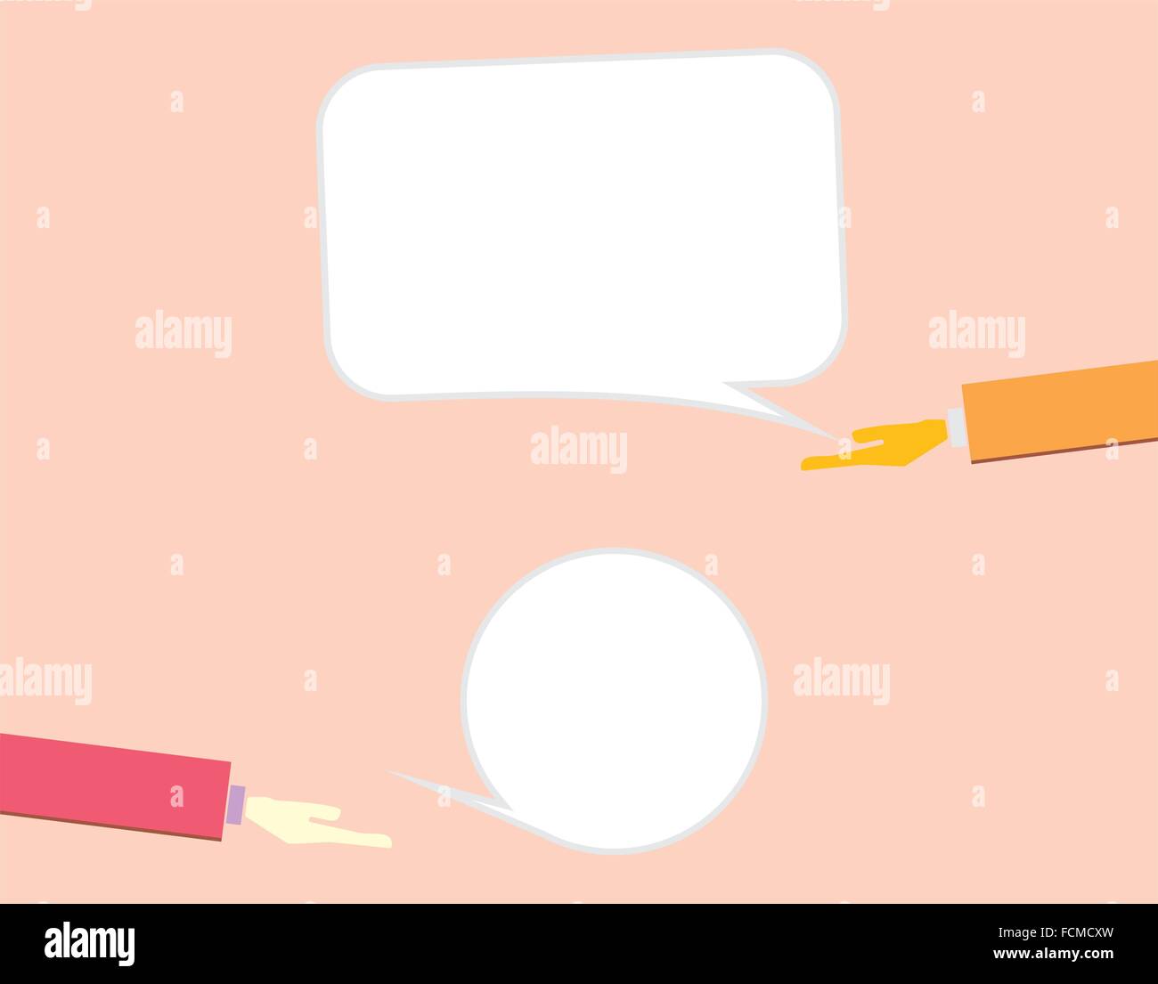 Girl hands holding paper Stock Vector Images - Alamy