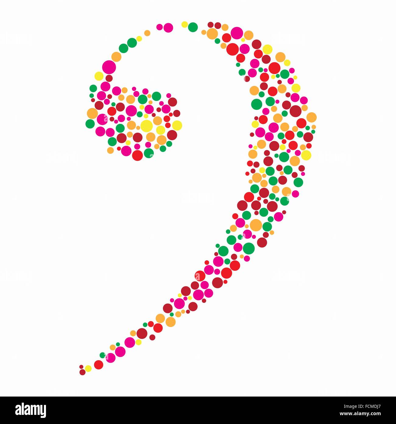 Illustration of a colorful clef Stock Vector Image & Art - Alamy