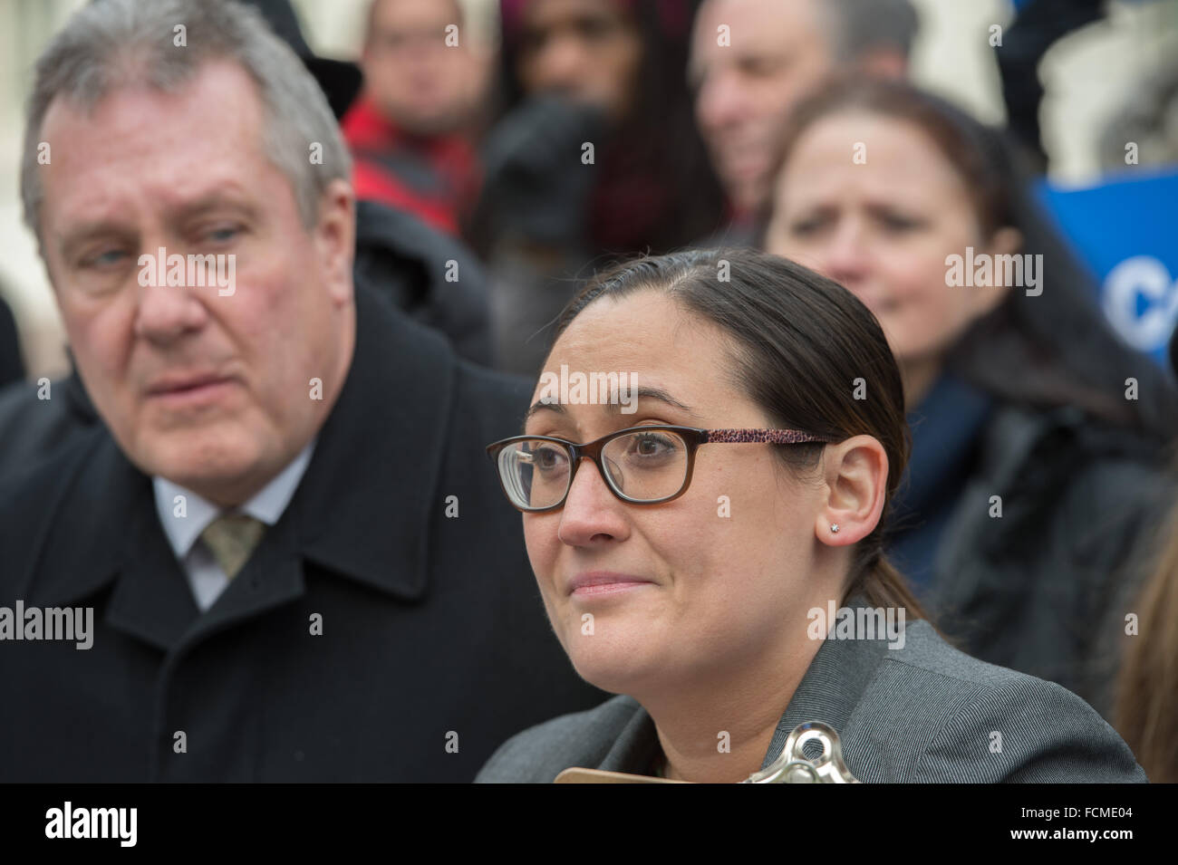 New York, NY, USA. 22nd Jan, 2016. ALLIE TAYLOR of NYCLASS speaks ...